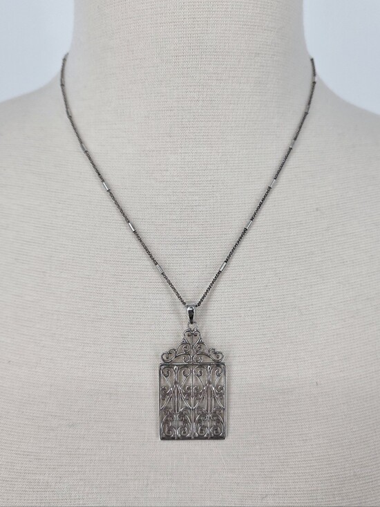 Southern Gates | Jewelry | Southern Gates Sterling Silver Scroll Top ...